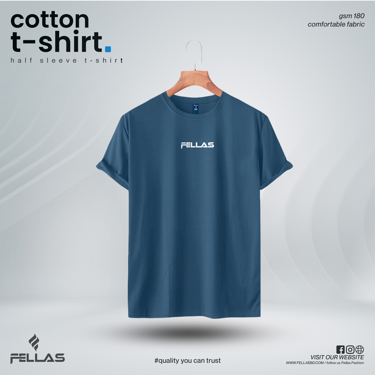 Fellas Men's Premium Logo T-Shirt-Patrol – Fellas Fashion